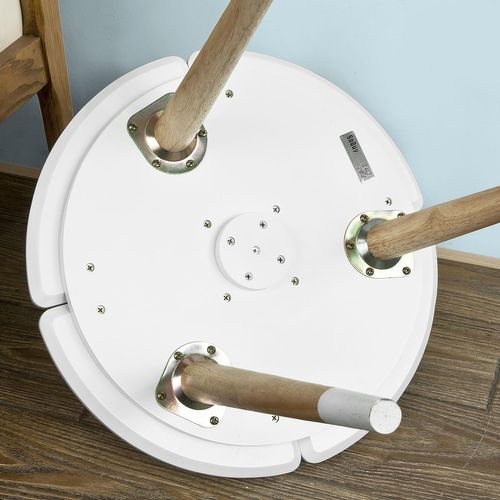 Table Café Design Avec Support à Tasses, Table D’appoint Ronde Avec 3 ...