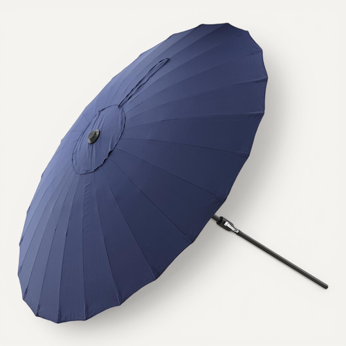 Parasol Design "palmetto" 270cm Bleu - Parasol BUT