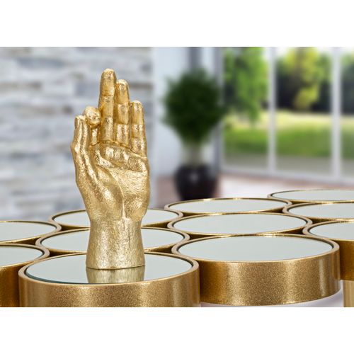 Statue Main Dorée Geste Ok Design Élégant 22,5 Cm - Statue - Objet à ...