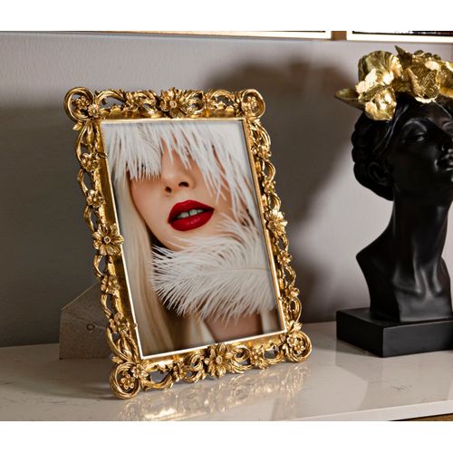 Cadre Photo Classique Doré 26,9x32,3 Cm Format 20x25 Style Baroque ...