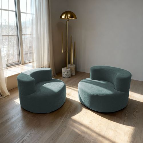 Fauteuil compressé Milo 1 Place Milo Sauge - Fauteuil BUT