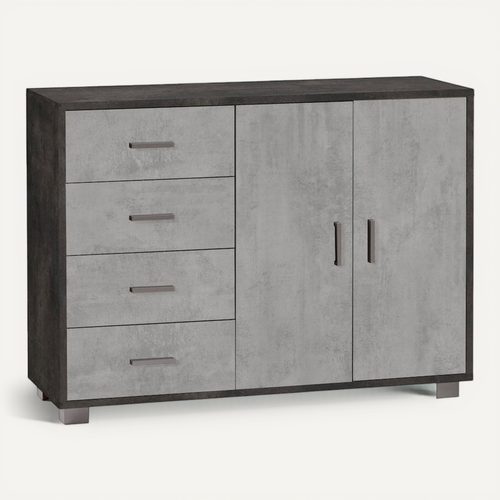 Armoire 2 Portes 4 Tiroirs Kit - Buffet BUT