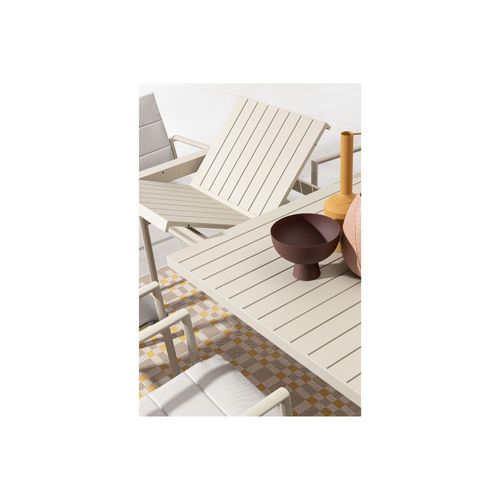 Table De Jardin Rectangulaire Extensible En Métal L180/240 8/10 Places ...