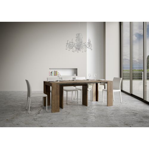 Console Extensible 90x42/302 Cm Mia Noyer - Table console BUT