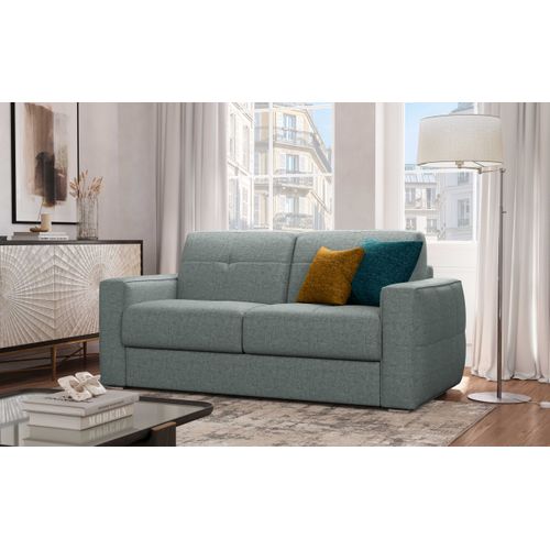 Canapé 3 Places Mod. Stella Convertible Avec Ouverture Express En Tissu Perfect Harmony 72 Azure ...