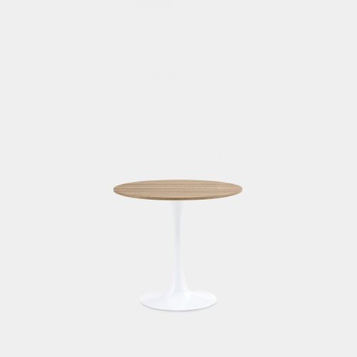 Table Fixe En Bois Blanc 80x73cm - Table BUT