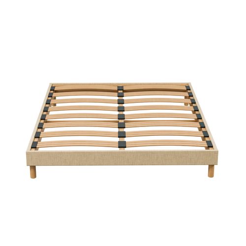 Sommier à Latte 90x190 Cm - Bois Massif D'épicéa Et D'hêtre ...