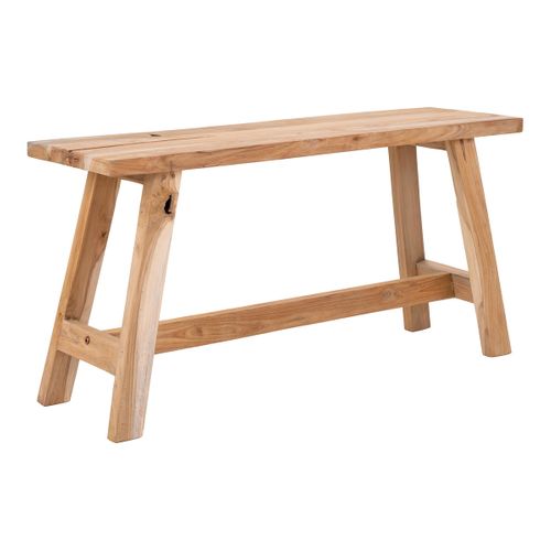 Banc Barcelona En Bois De Teck Naturel, 90 Cm - Tabouret - Banc BUT