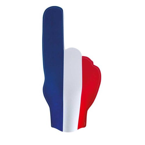 Main De Supporter Géante En Mousse Drapeau Tricolore Bleu/blanc/rouge ...
