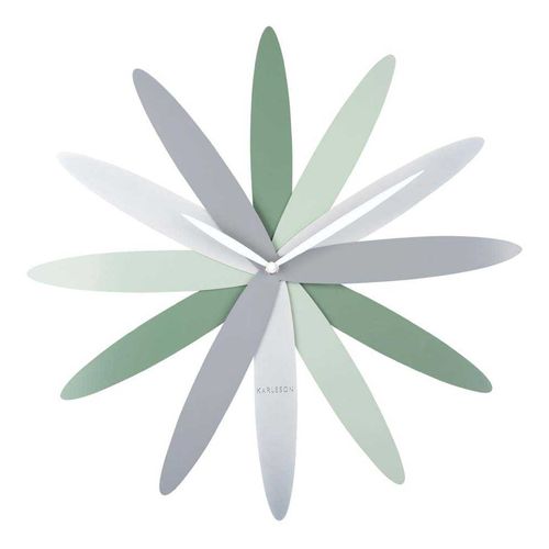 Horloge Murale En Métal Bloom Vert - Horloge - Pendule BUT