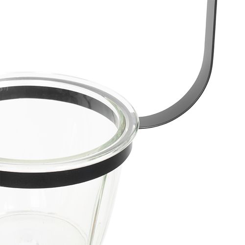 Suspension Moderne Rectangulaire Noire Avec Verre - Roslini - Lustre ...