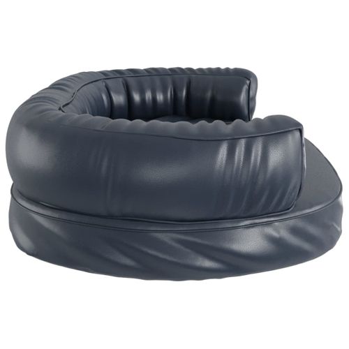 Lit Pour Chien Ergonomique Mousse Bleu Foncé 88x65cm Similicuir - Chien BUT