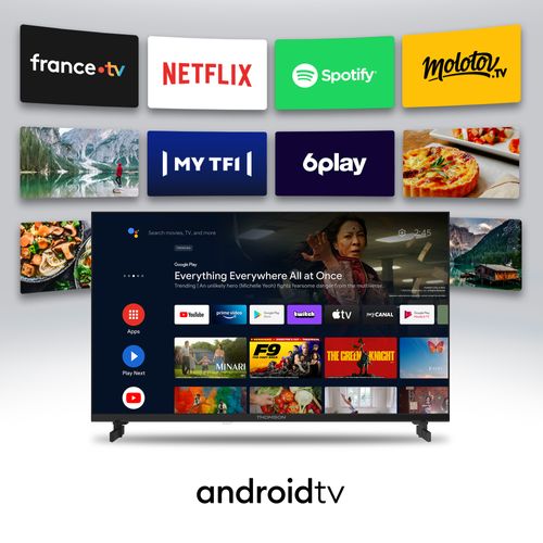 Téléviseur QLED 50" (126 Cm) 4K UHD Smart Android TV - 50qa2s13 - TV ...
