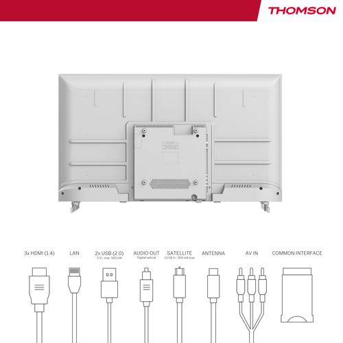 Téléviseur Full HD 40'' 101 cm THOMSON 40FG2S14W - Téléviseur BUT