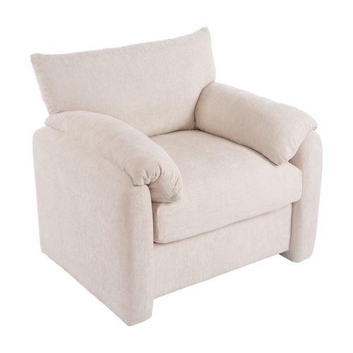 Fauteuil 1 Place Beige
