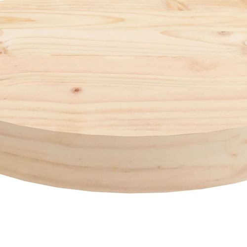 Dessus De Table - Plateau De Table Bureau Rond Ø70x3 Cm Bois De Pin ...
