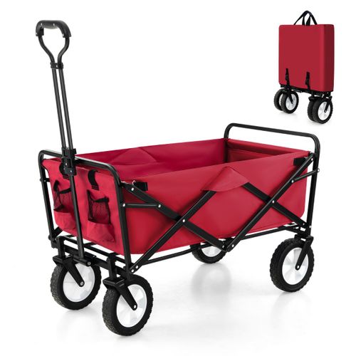 Chariot Roulant Pliable 82 L Chariot Robuste Avec Poignée Réglable Et ...