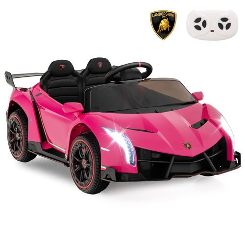 12v Lamborghini Voiture Electrique Enfants Avec Télécommande 2,4g Véhicule Electrique - Voiture ...