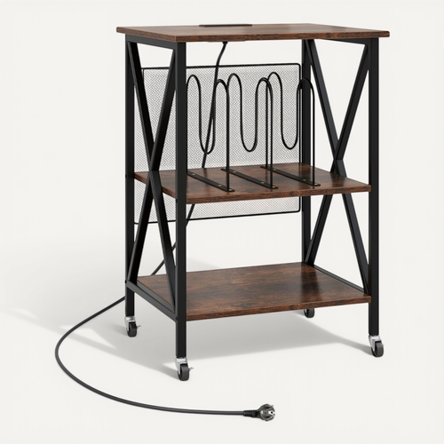 Meuble De Rangement D'appoint, Support Pour Tourne-disque Avec Station ...
