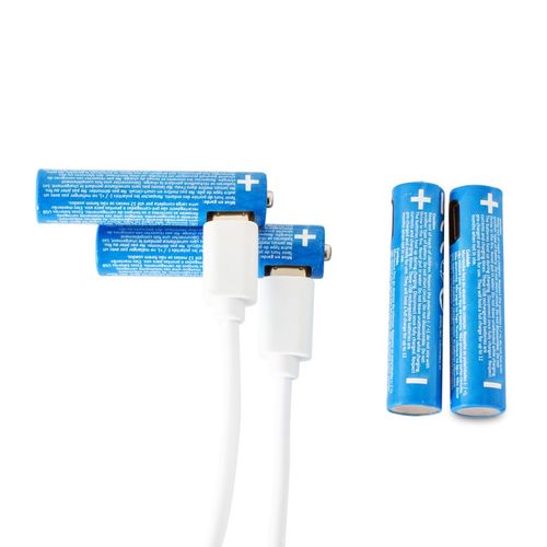 Set De 4 Piles Ni-mh AAA Rechargeable Par Cable Micro-usb Aaa450 ...