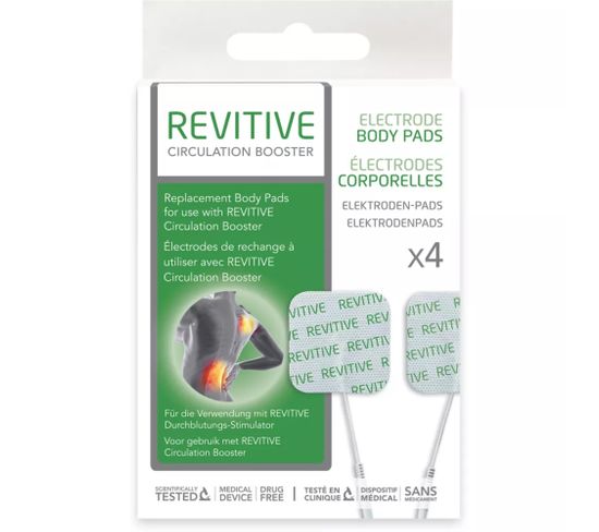 Lot De 4 Électrodes Pour Revitive Medic - 2044-rev-pads - Toute l'offre ...