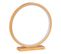 Lampe LED ronde 31,5 cm CIRCLE Naturel - Lampe à poser BUT